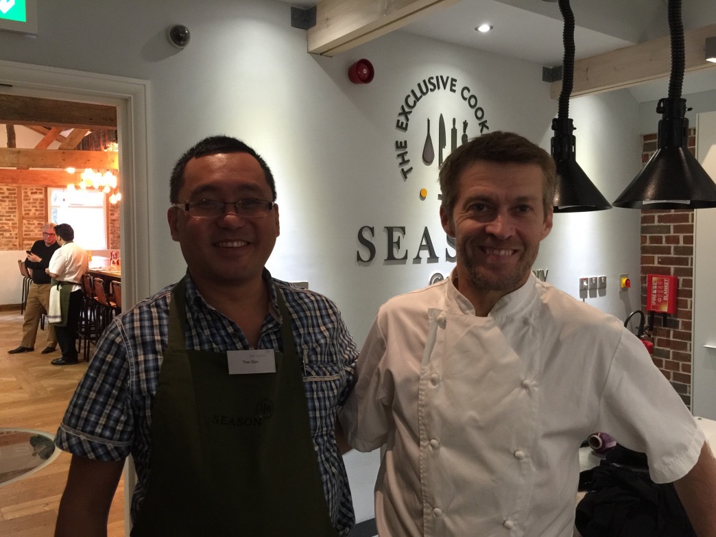 Dad cooks with Michelin-starred chef Michael Wignall at Season Cookery ...